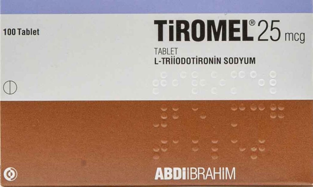TIROMEL (LIOTHYRONINE) 25MCG TAB 100'S - Seroled Pharmaceuticals